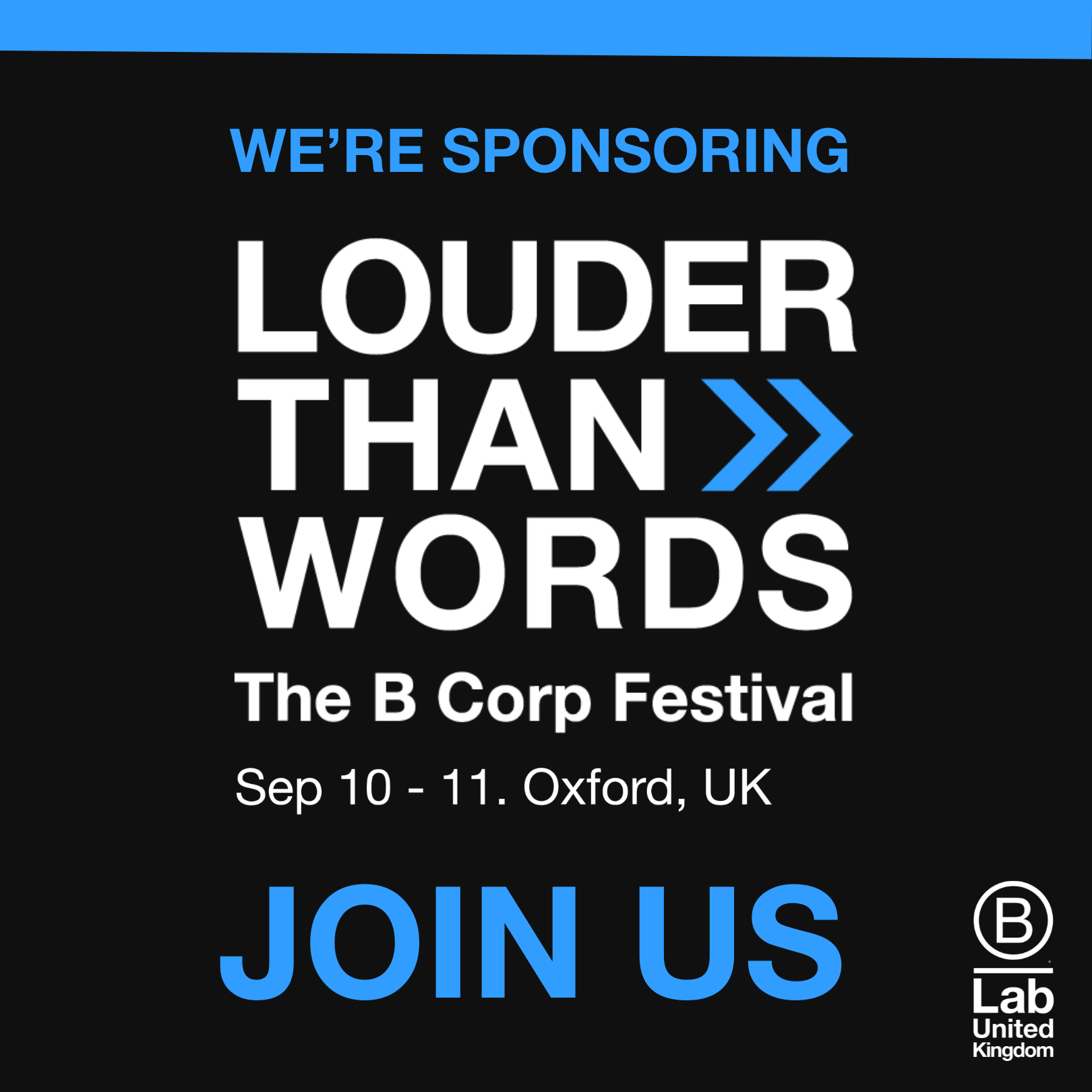 Sponsoring B Corp Festival // Climbing Trees